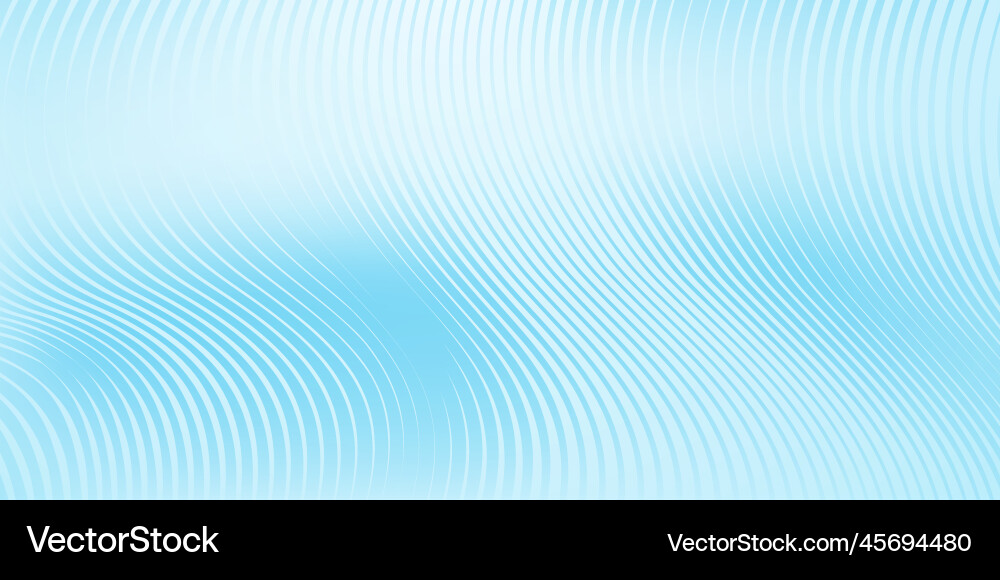 Wavy Blue Line Background Royalty Free Vector Image