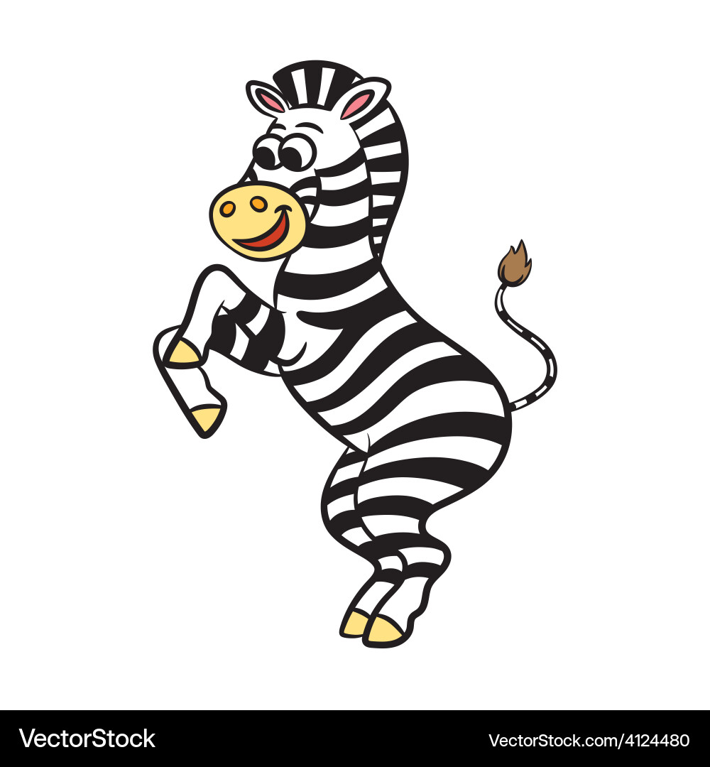 Zebra Royalty Free Vector Image - VectorStock
