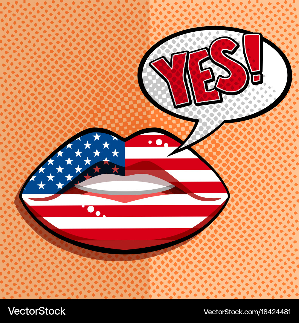 English american language concept Royalty Free Vector Image