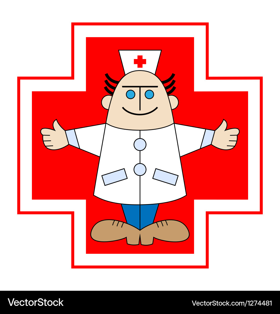 Red Cross Medical Symbol Royalty Free Vector Image