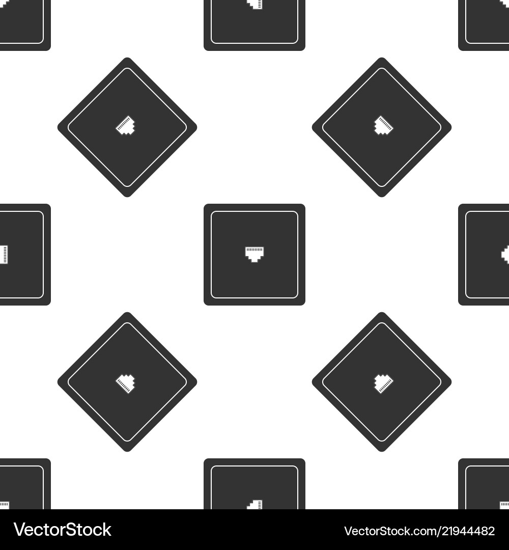 Ethernet socket sign network port - cable Vector Image