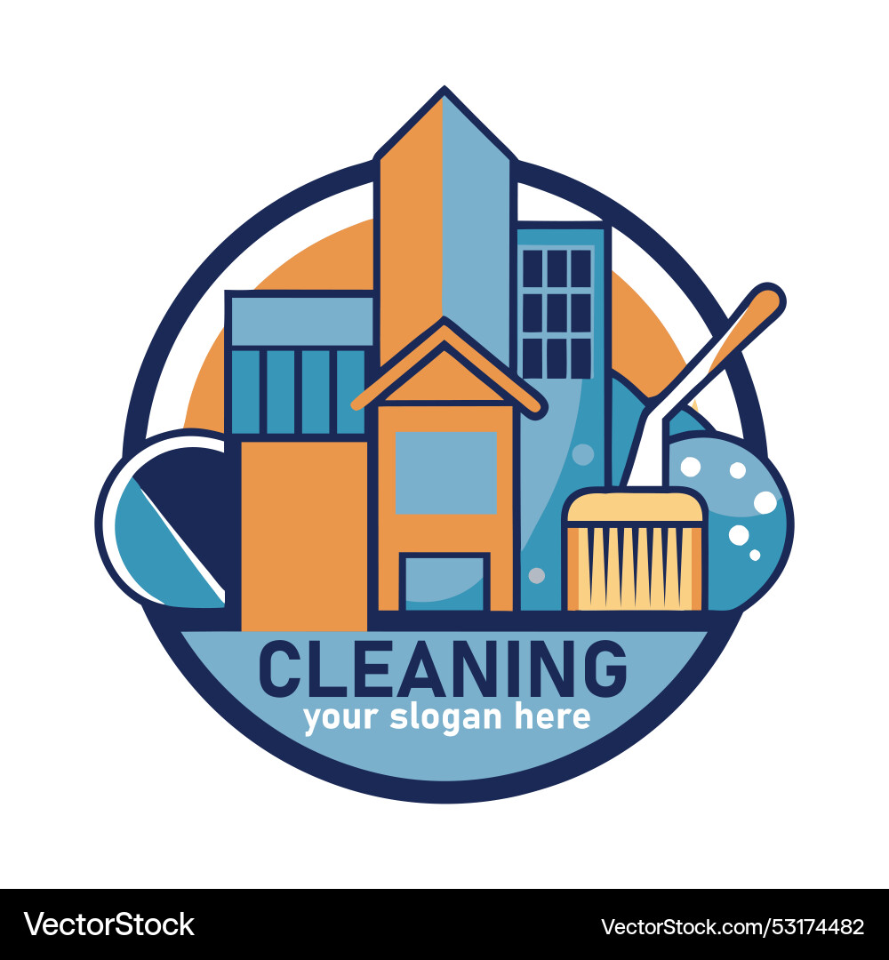 Modern simple unique company logo Royalty Free Vector Image