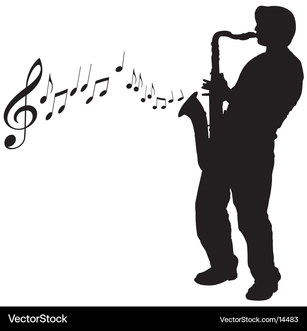 Sax guy Royalty Free Vector Image - VectorStock