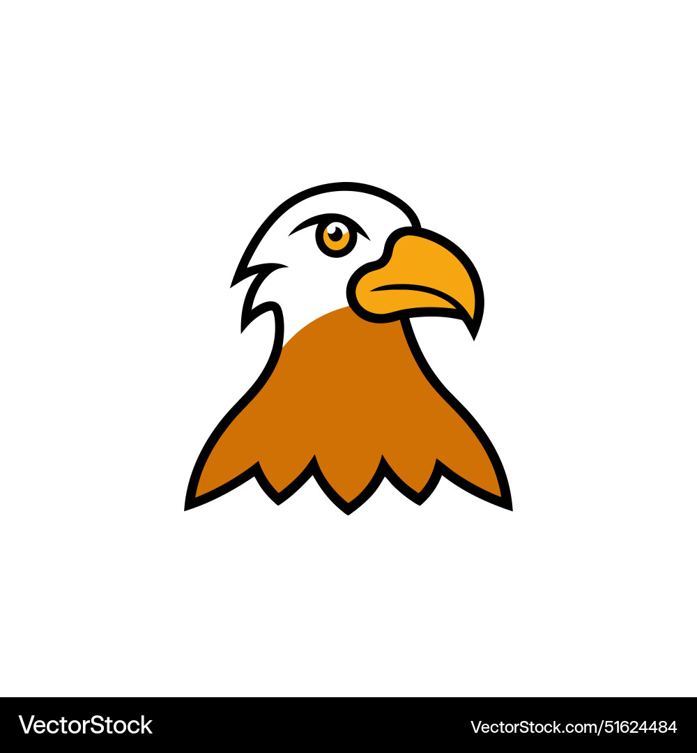 Buzzard eagle stands icon Royalty Free Vector Image