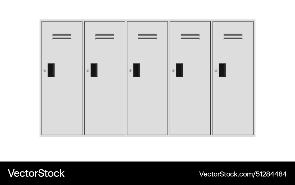 White locker on the background Royalty Free Vector Image