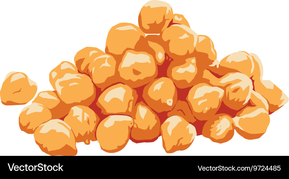 Chickpeas clipart Royalty Free Vector Image - VectorStock