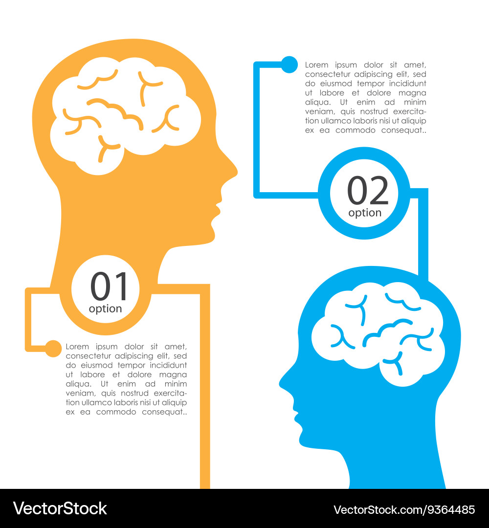 Creative profile design Royalty Free Vector Image