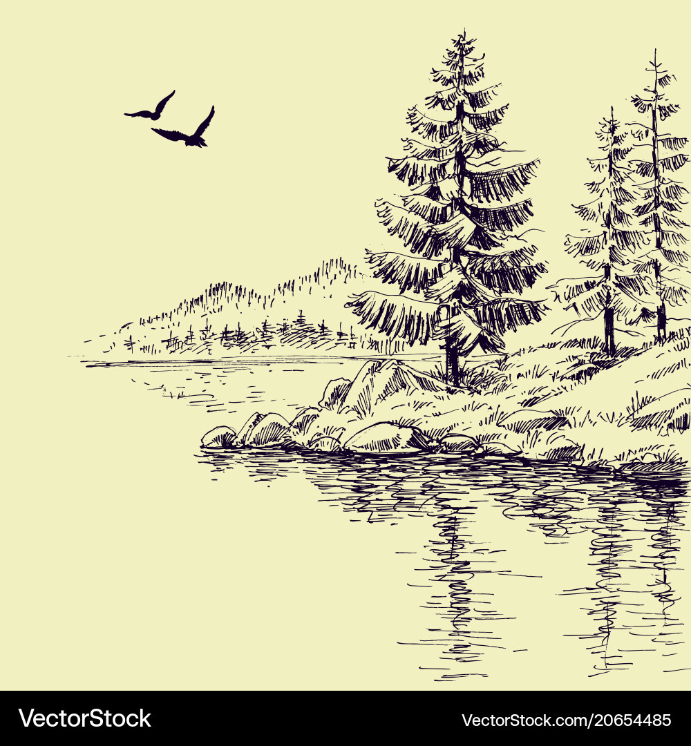 Landscape Page Border Vector Images (over 230)