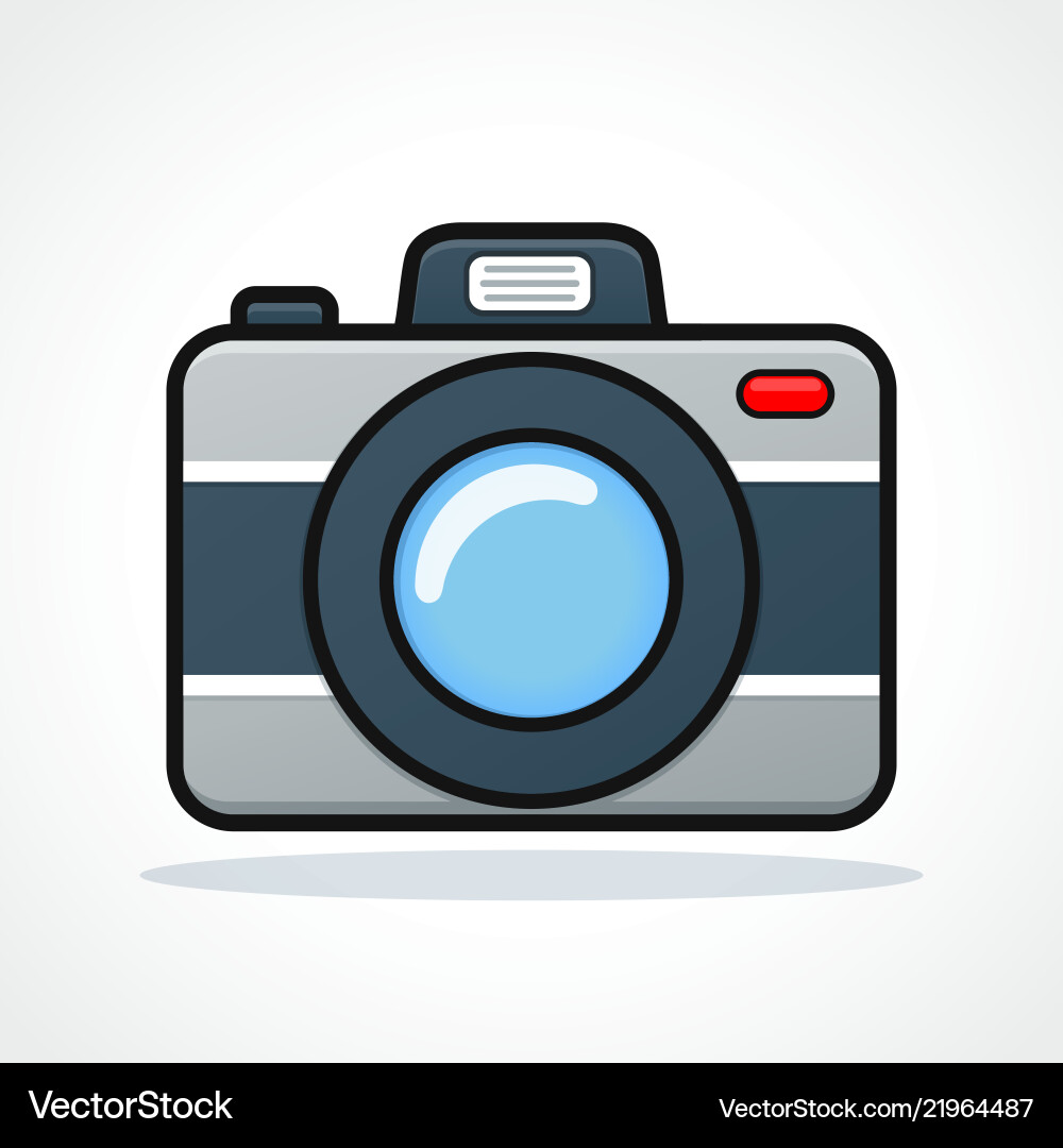 Cartoon Camera Icon Royalty Free Vector Image - VectorStock