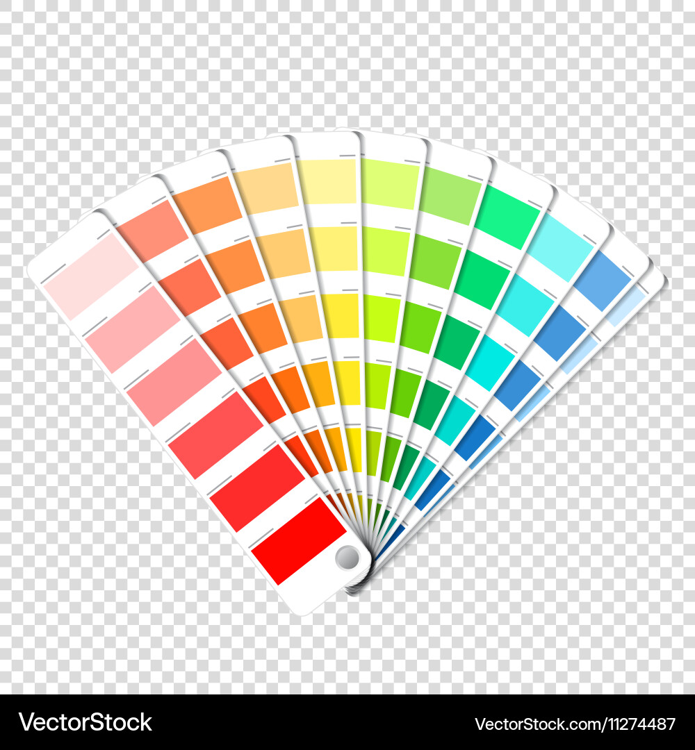 Color Palette Selection Tool Royalty Free Vector Image