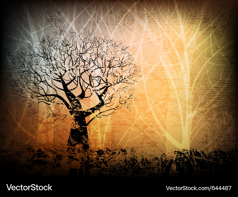 Rustic Forest Texture Royalty Free Vector Image