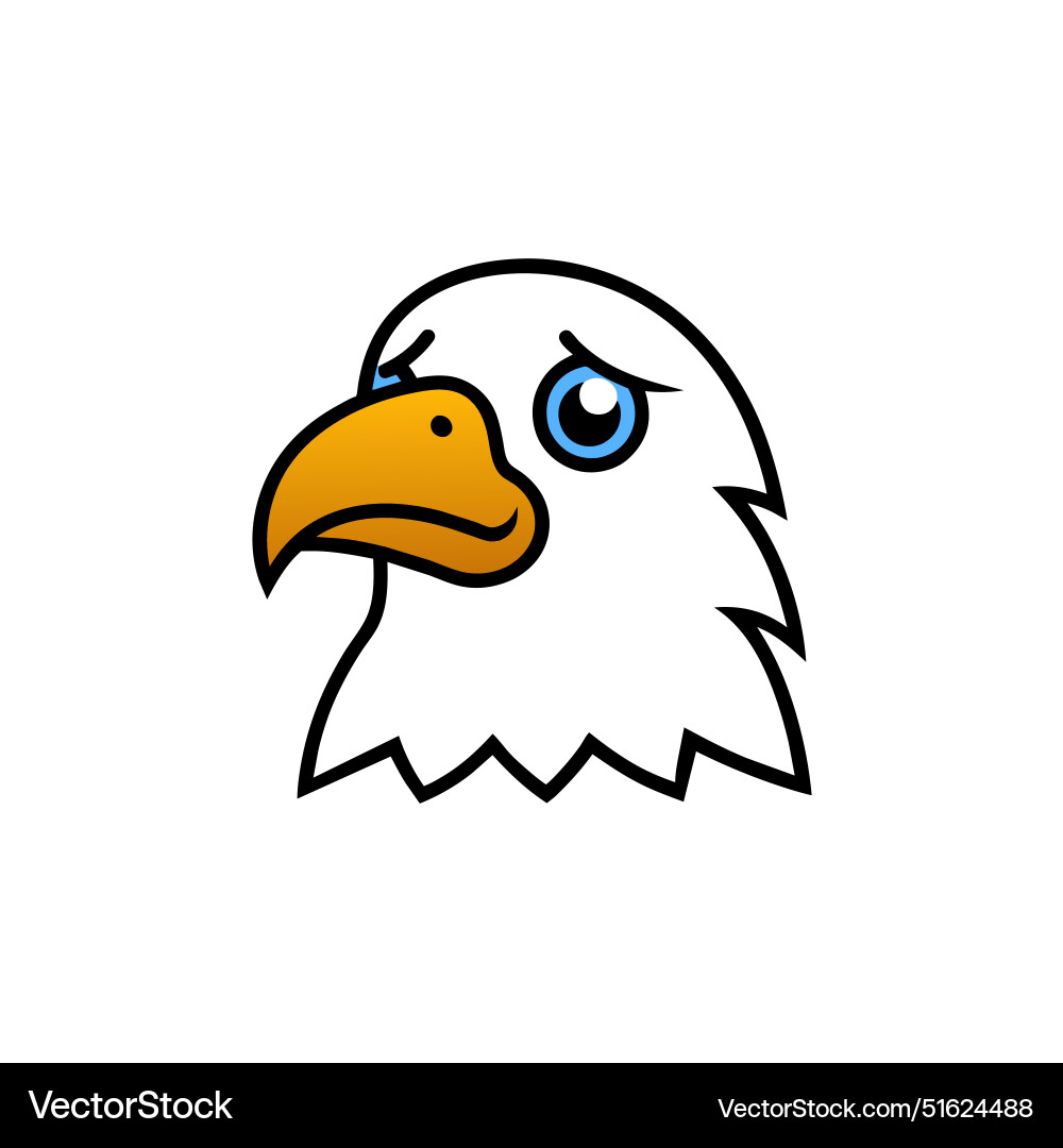 Buzzard eagle cries icon Royalty Free Vector Image