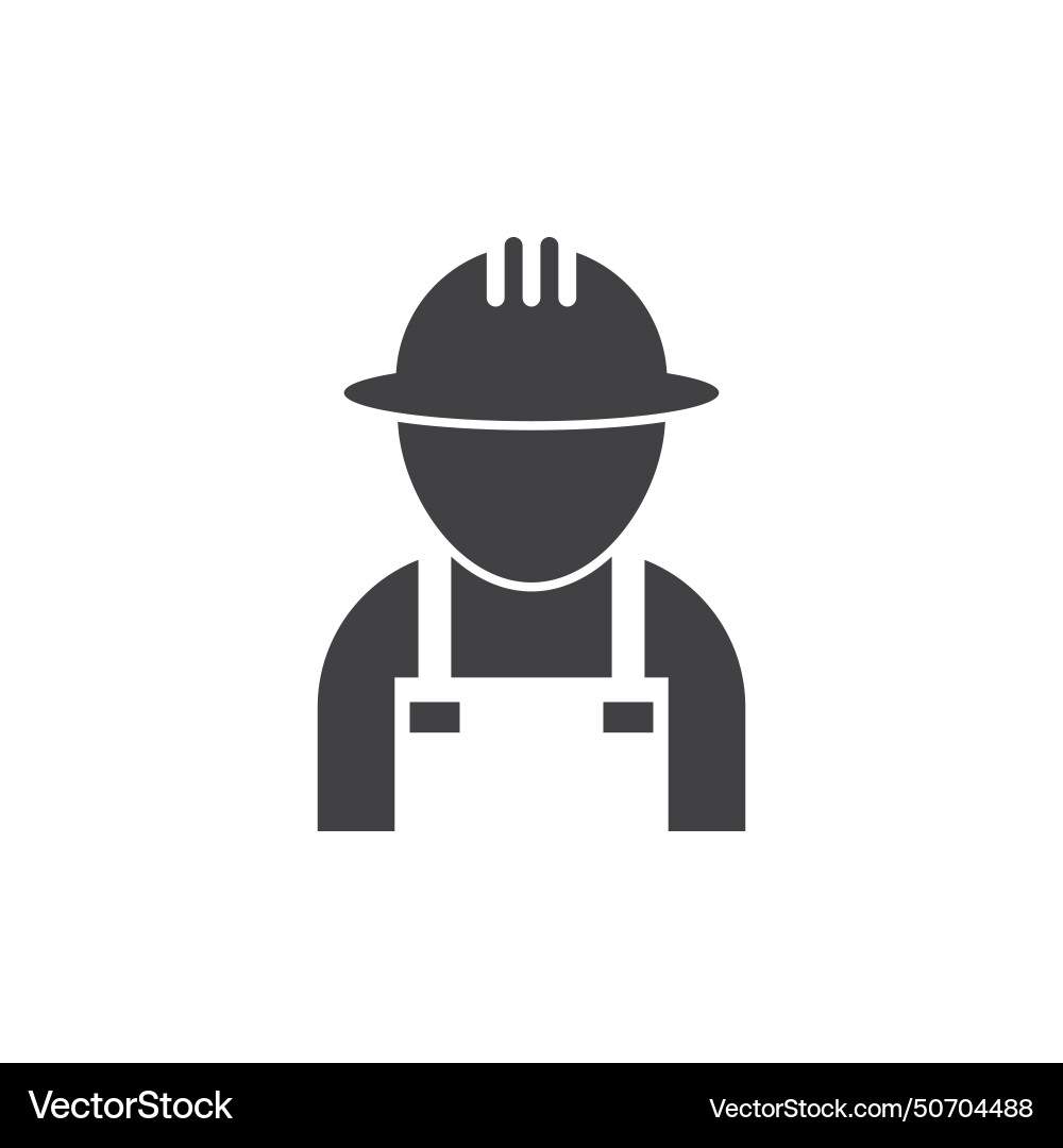 Construction worker hat Royalty Free Vector Image