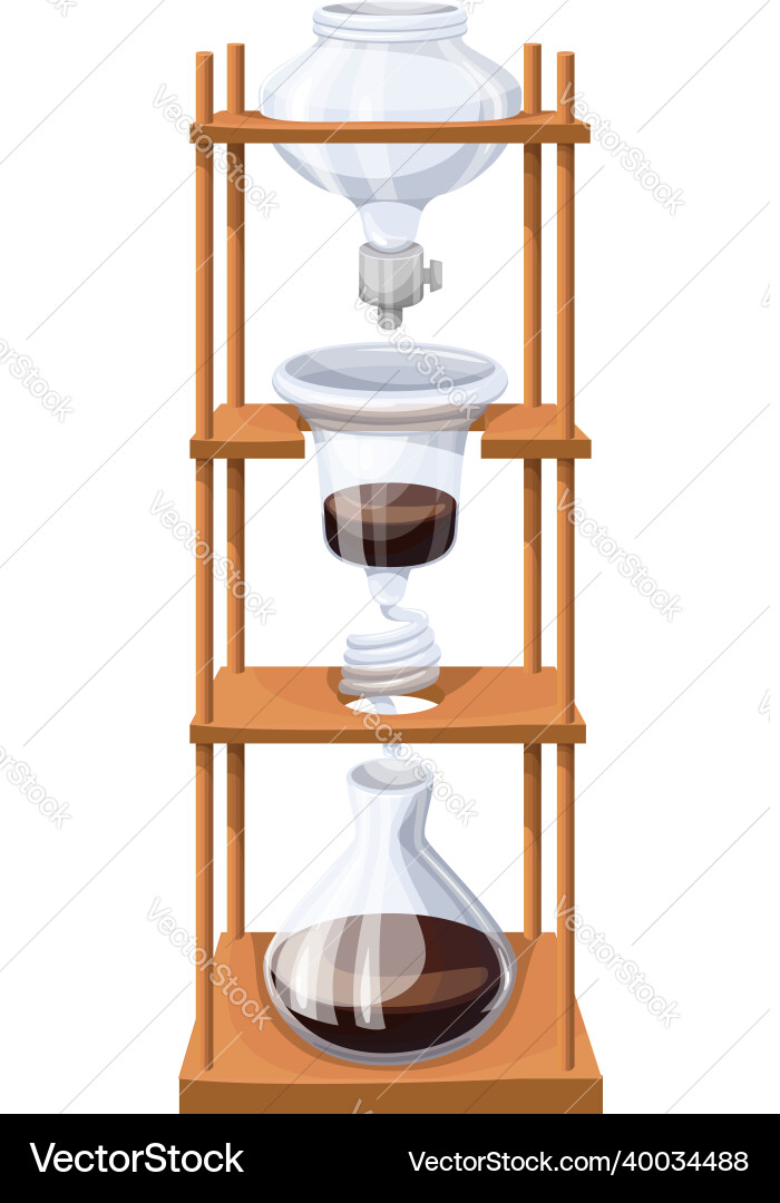Dutch coffee maker Royalty Free Vector Image - VectorStock