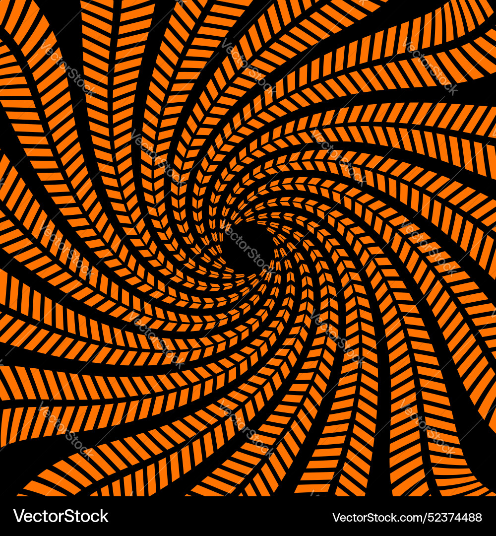 Psychedelic hypnotic halloween spiral pattern Vector Image