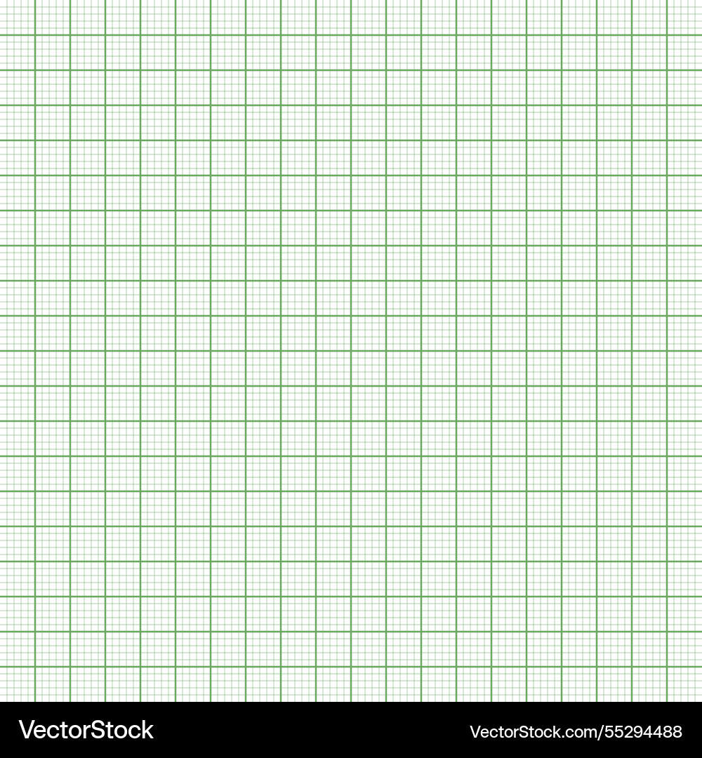 Sheet of graph paper with grid millimeter Vector Image