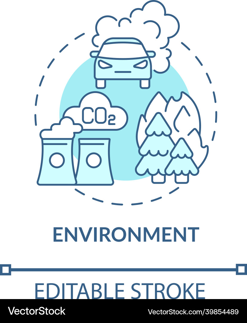 Environment concept icon Royalty Free Vector Image Environment concept icon Royalty Free Vector Image
