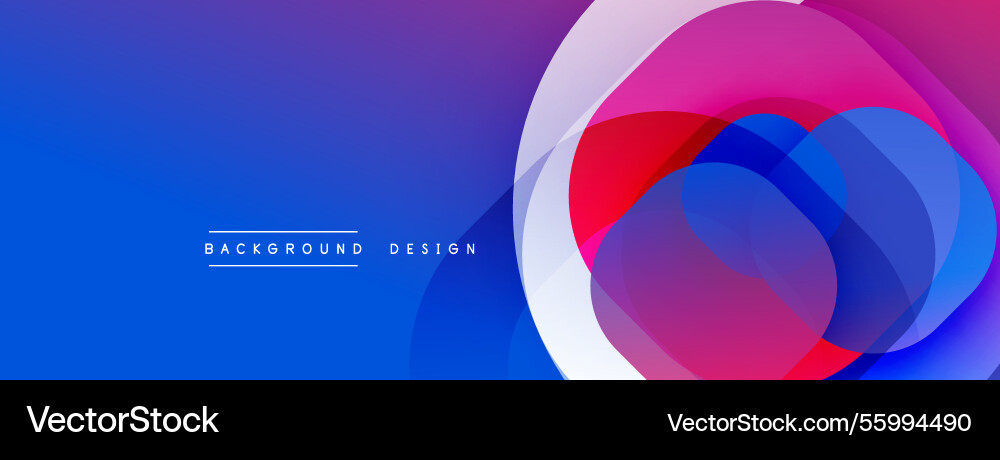 Abstract background with layered translucent Vector Image