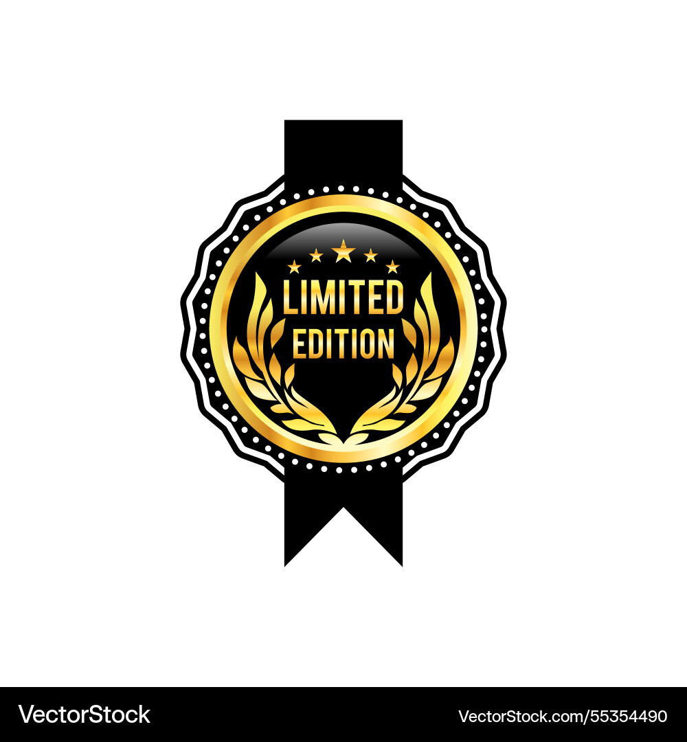 Limited edition label or tag – Royalty-Free Vector | VectorStock