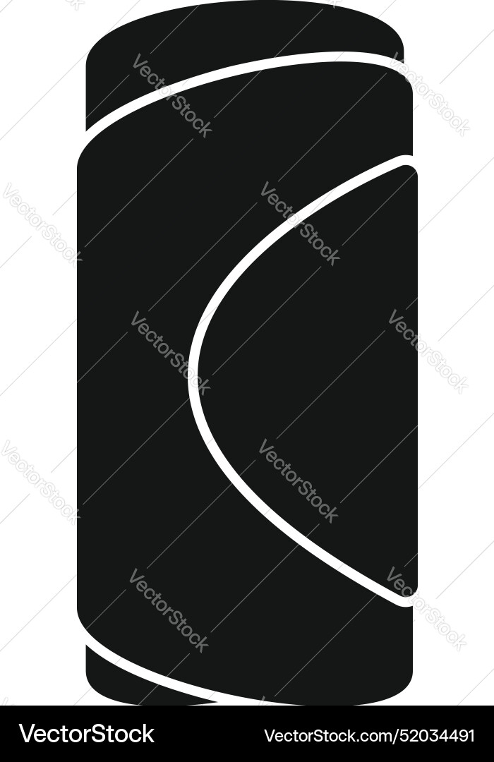 Shawarma icon showing middle eastern cuisine Vector Image