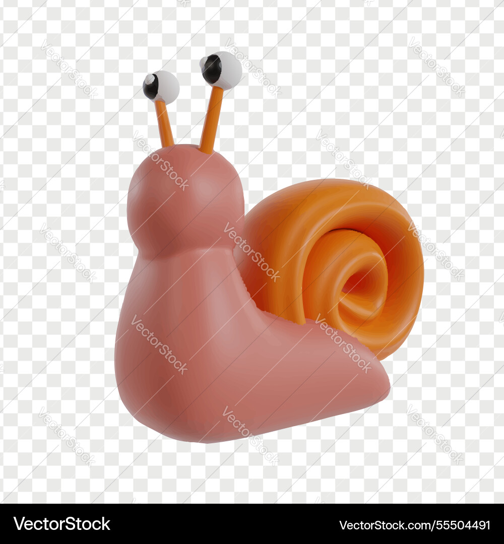 Spring season 3d icons clipart render Royalty Free Vector