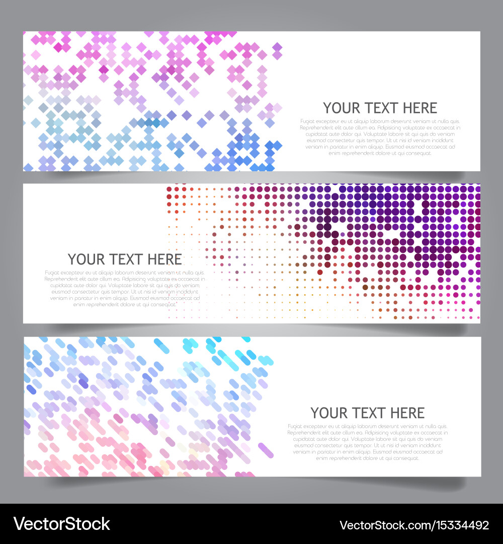 Abstract banners Royalty Free Vector Image - VectorStock