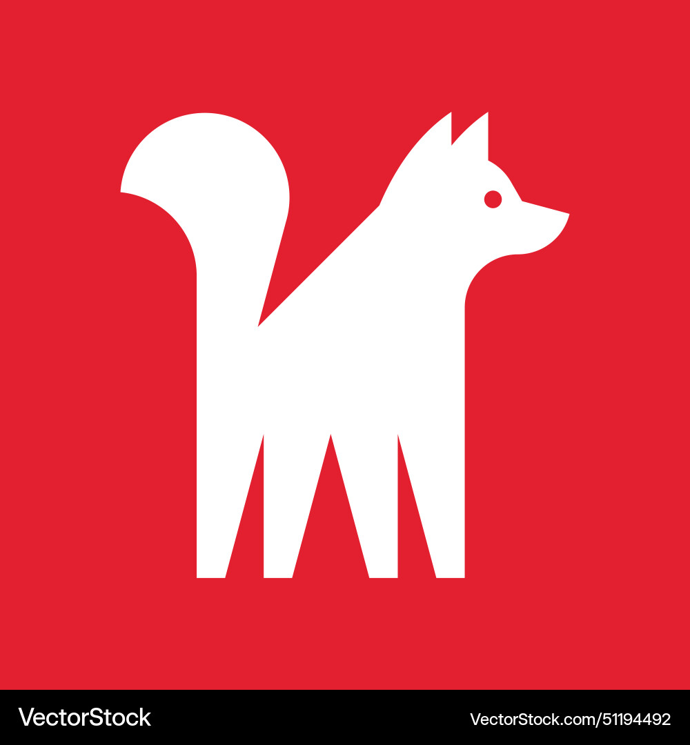 Dog logo Royalty Free Vector Image - VectorStock