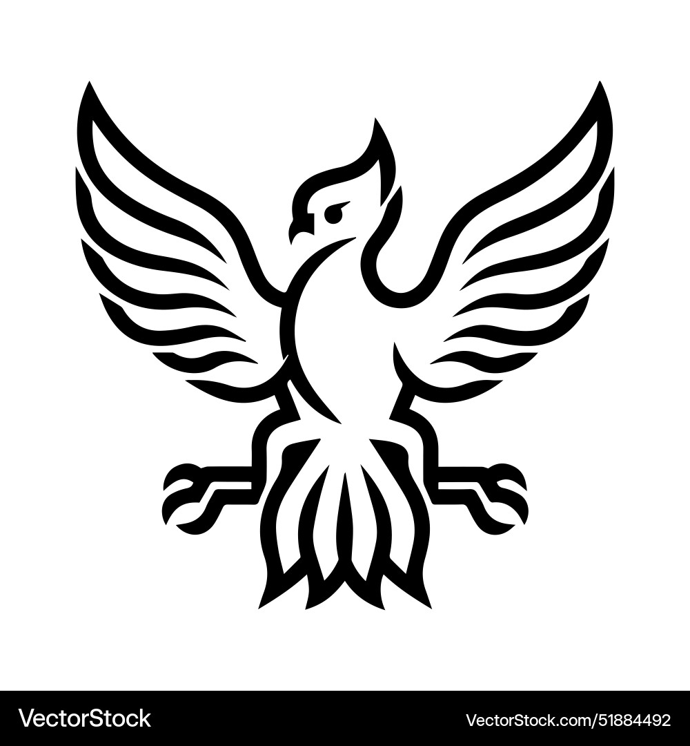 Griffin icon or modern line symbol art Royalty Free Vector