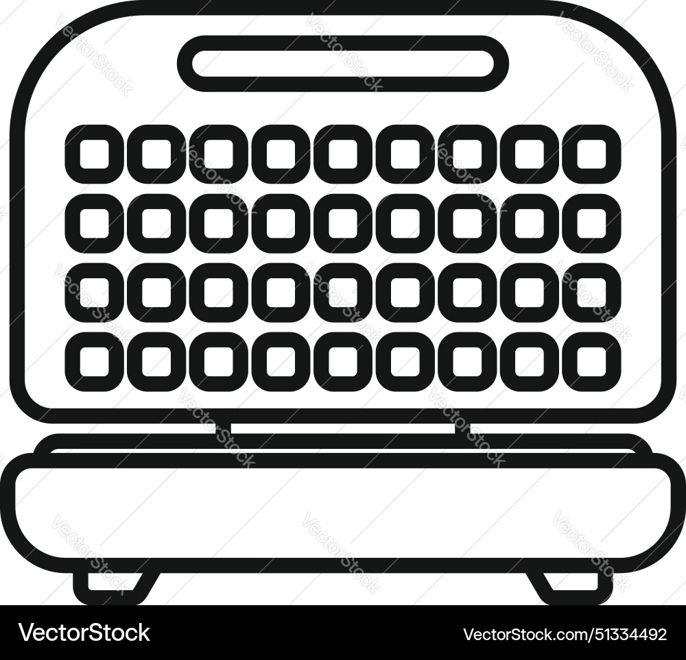 Simple black and white icon Royalty Free Vector Image