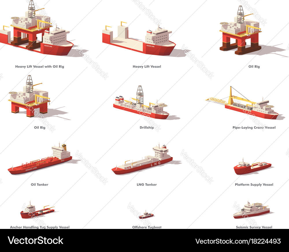 Offshore Vessel Vector Images (over 680)