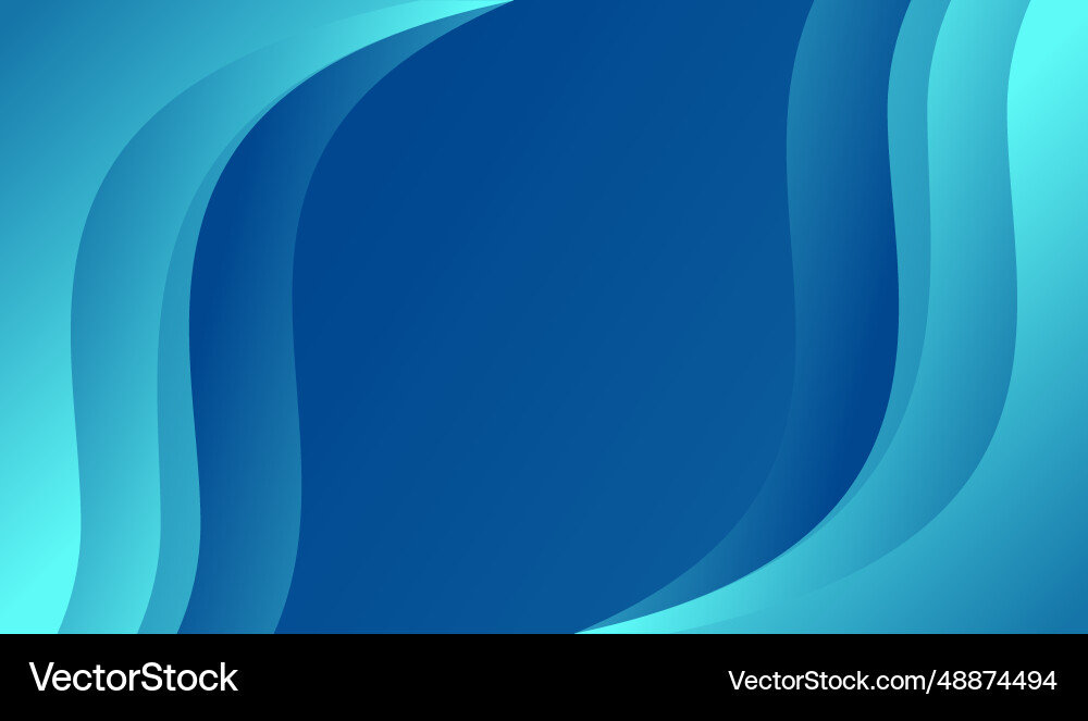 Wave gradient background modern design Royalty Free Vector