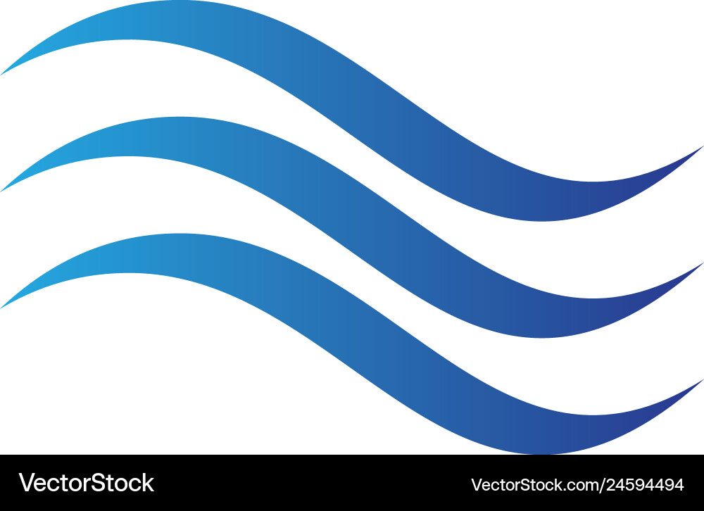 Wave icon Royalty Free Vector Image - VectorStock