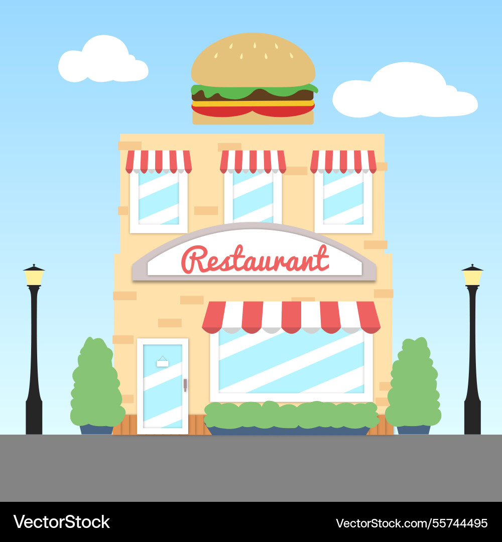 Restaurant Royalty Free Vector Image - VectorStock