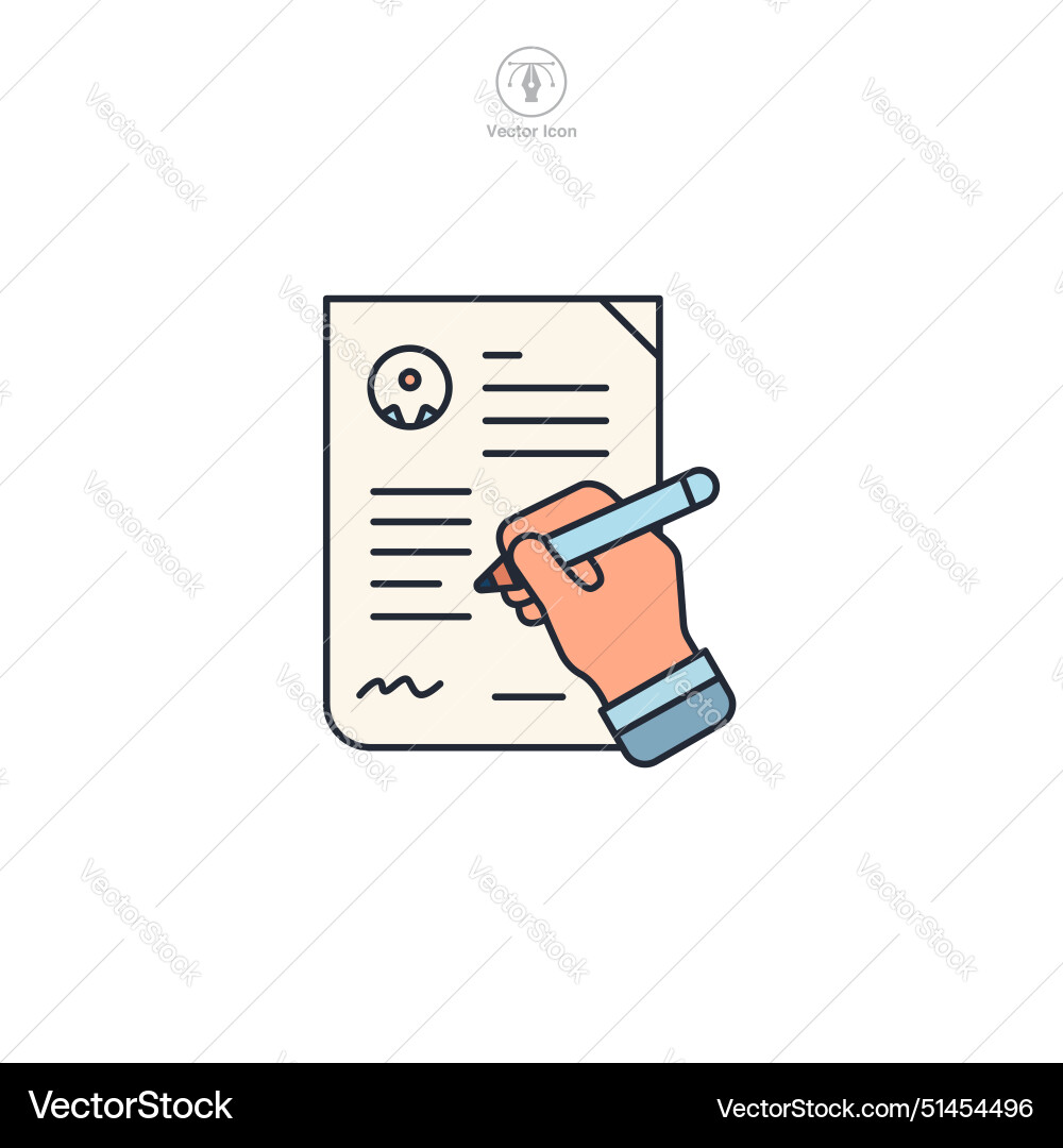 Confidential document icon theme symbol isolated Vector Image