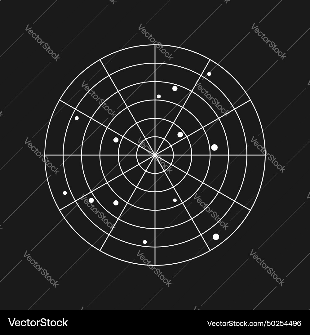Radar sign Royalty Free Vector Image - VectorStock