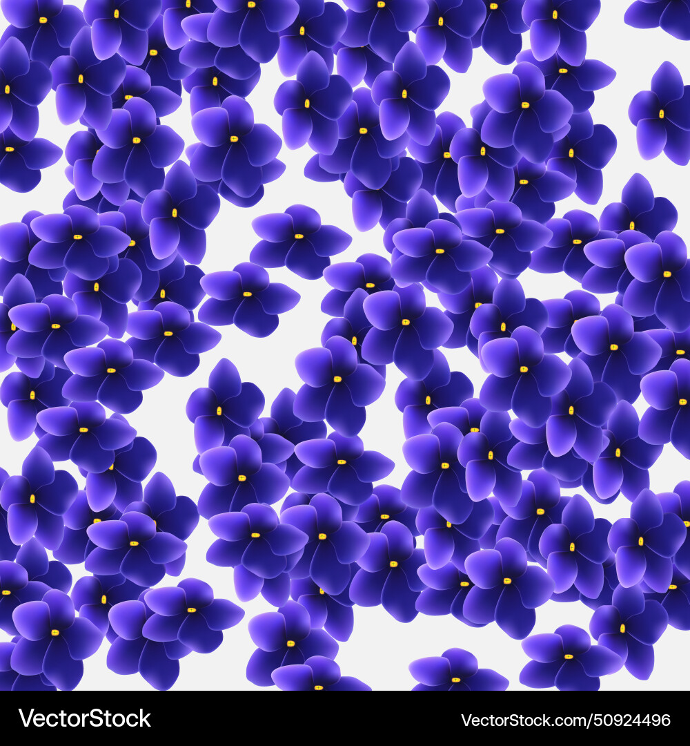 Violets on a light background Royalty Free Vector Image