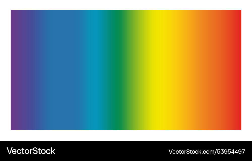 Light spectrum color isolated electromagnetic Vector Image