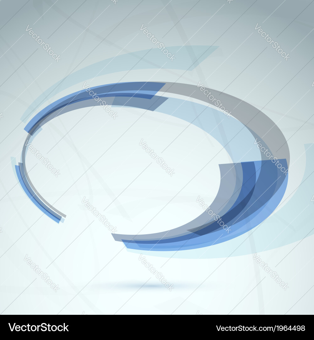 Background with round abstract design element Vector Image