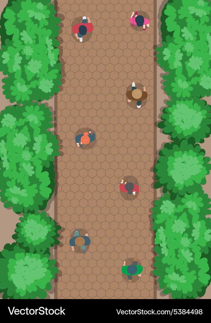 Aerial view people Vector Images & Graphics for Commercial Use ...