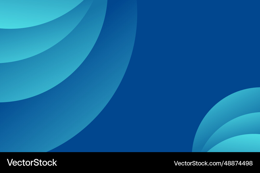 Wave gradient blue background modern design Vector Image