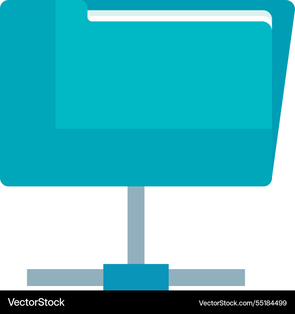 Desktop folder icon Royalty Free Vector Image - VectorStock