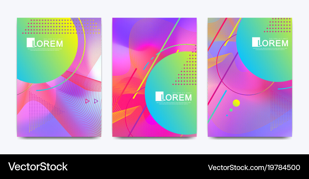 Modern template for brochure leaflet Royalty Free Vector