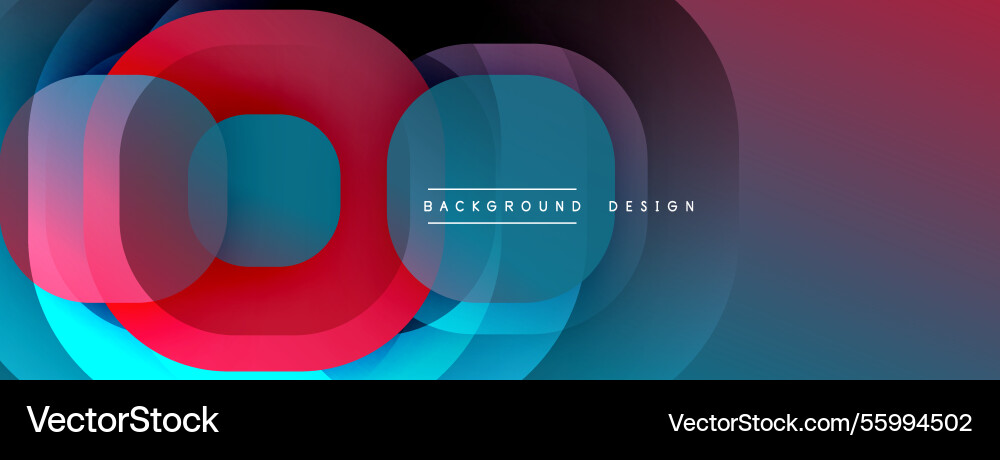 Abstract background with layered translucent Vector Image