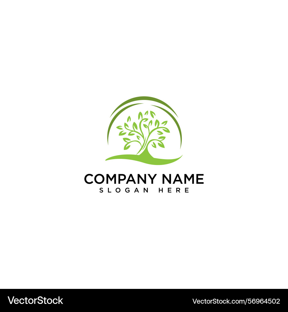 Landscape logo icon design isolated white Vector Image