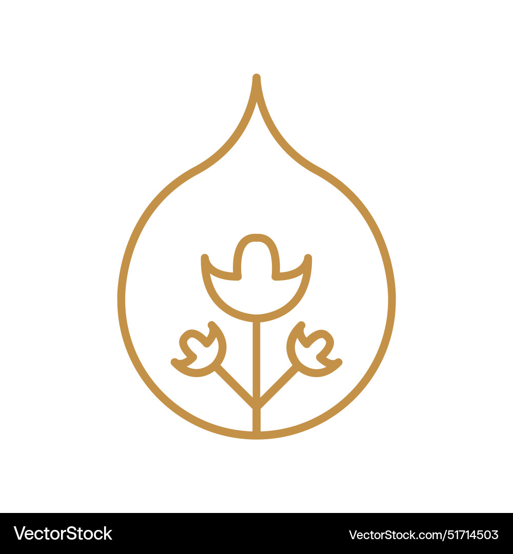 Essential oil drop logo Royalty Free Vector Image