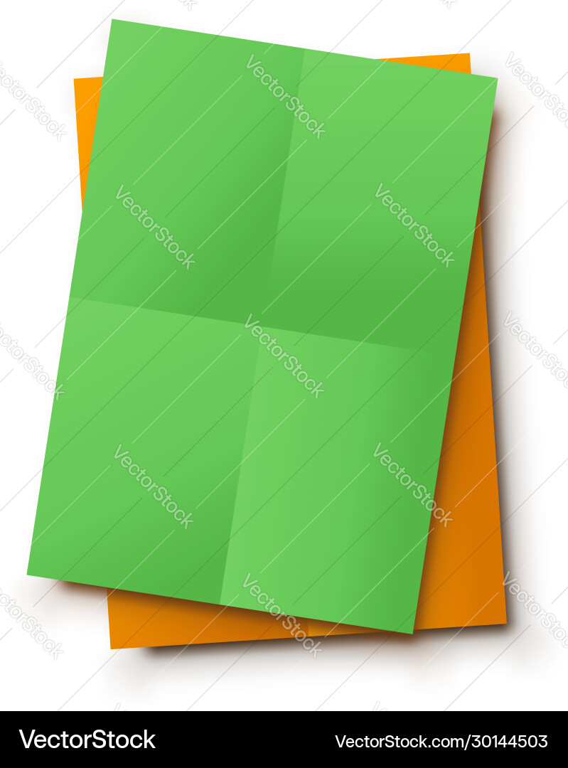 Pair papers 01 Royalty Free Vector Image - VectorStock