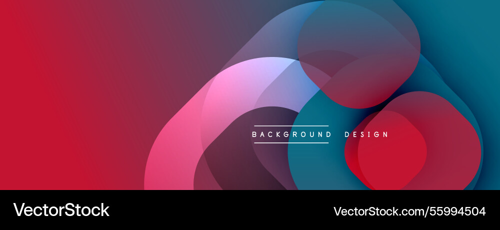 Abstract background with layered translucent Vector Image