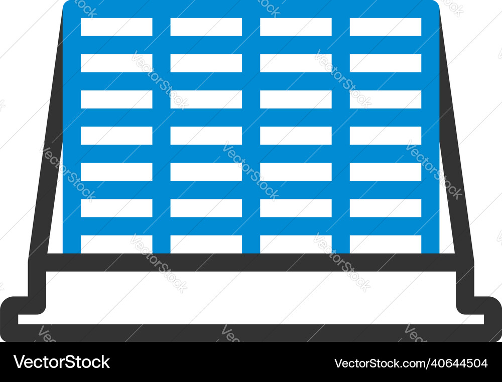 Icon of construction pallet Royalty Free Vector Image