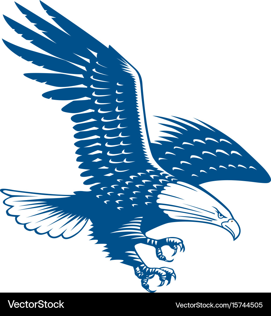 Flying Falcon Vector