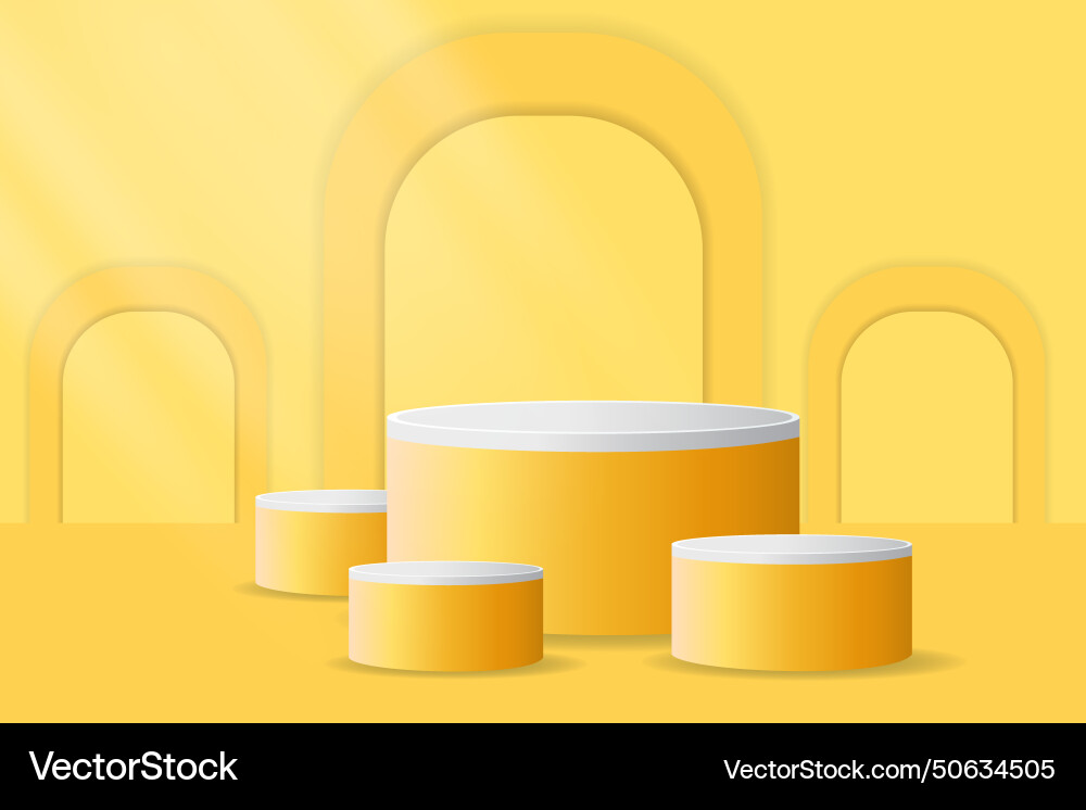 Simple podium background Royalty Free Vector Image